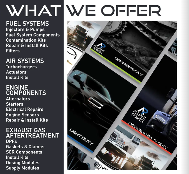 Alliant Power - Diesel Engine Parts, Service & Repair